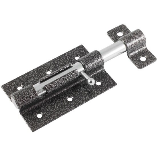 Ремоколор Дверная задвижка (с полимерным покрытием, цилиндрический движок, 115 мм) 70-0-146