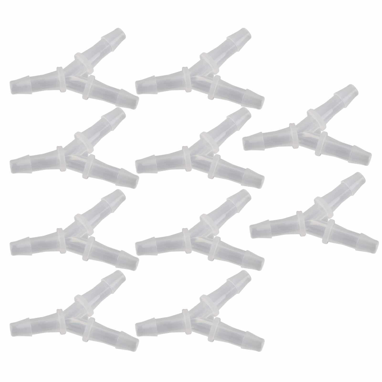 10 шт. мягкие шланговые фитинги Y-образный разъем для аквариума, воздушный насос, 3-сторонний разъем (4,8 мм)