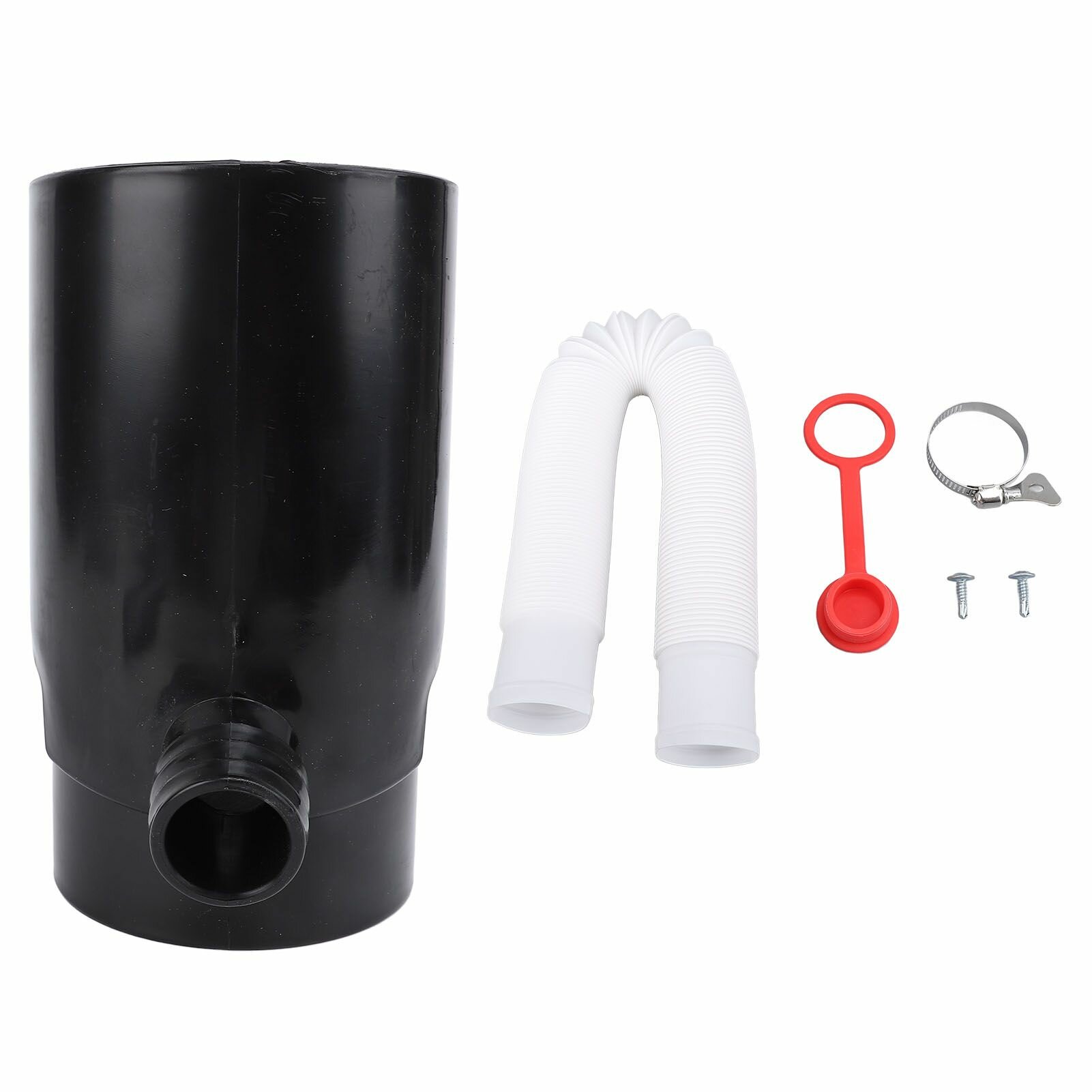 Круглый водосточный желоб диаметром 10 см для сбора дождевой воды, эффективные системы полива и аквариумы, прочная черная конструкция