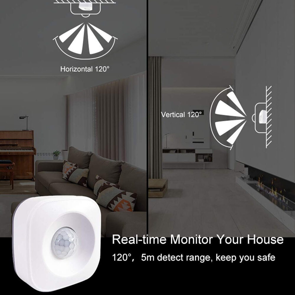 Wi-Fi сигнализация с датчиком движения PIR 120