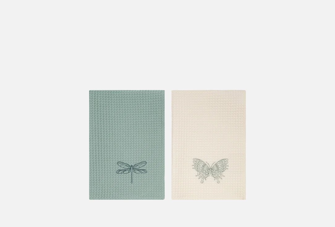 BELLEHOME Green wings, 50х70 Набор полотенец 2 шт