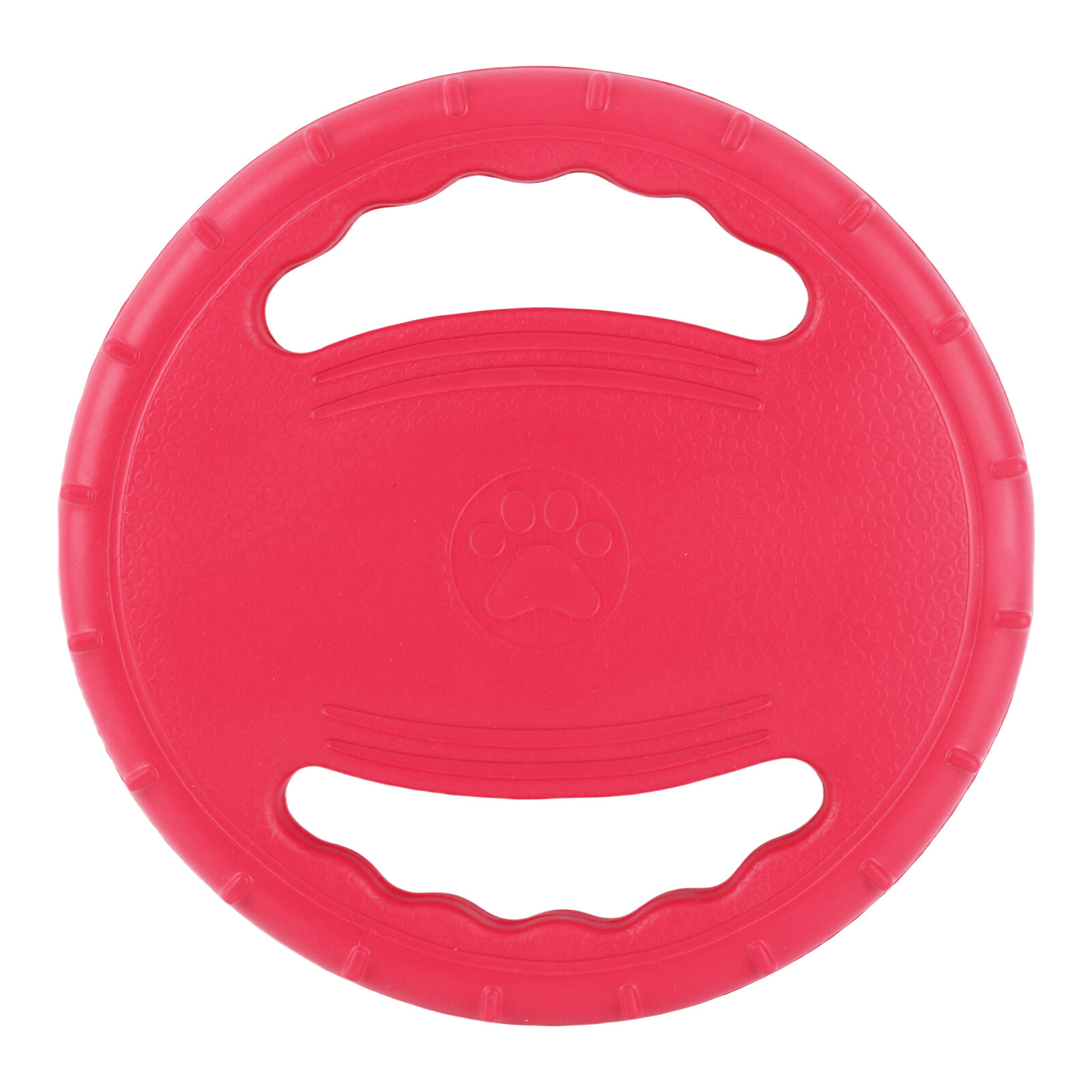 Игрушка для собак летающий диск гибкий пищащий 2-сторонний полый дизайн дрессировочный летающий диск для больших собак