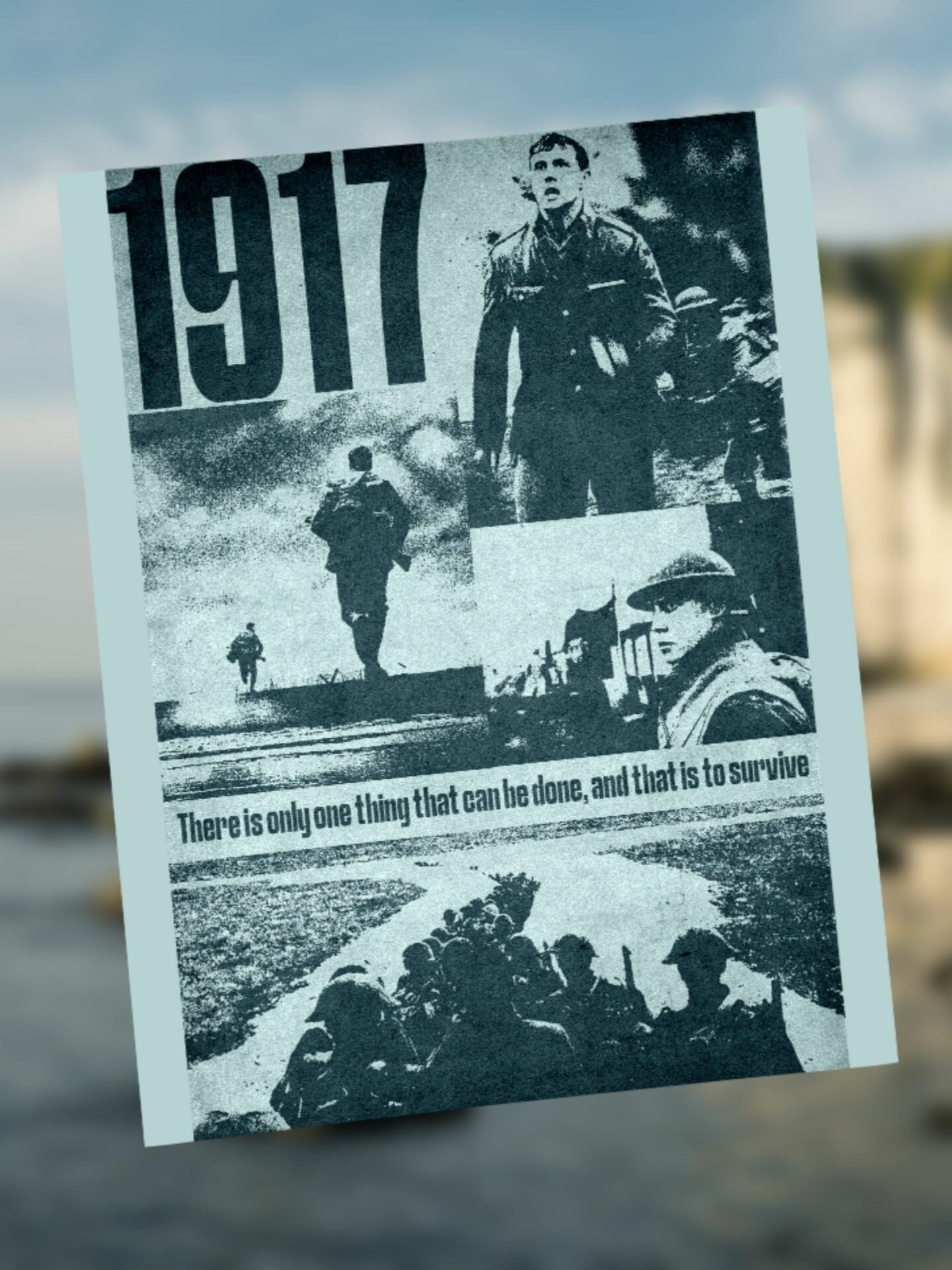 Постер pinterest "1917", 29.7х42см, А3, глянцевый, фотобумага