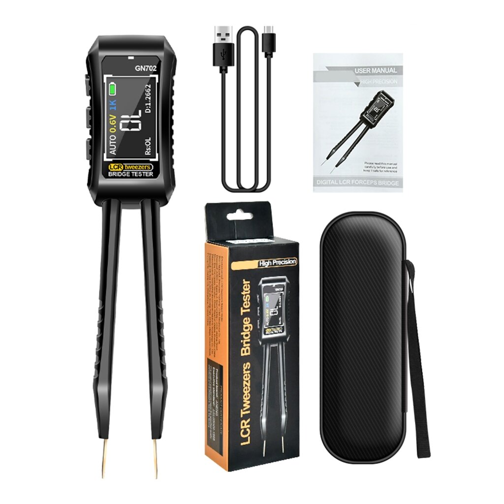 Автоматическое измерительное устройство Прецизионный измерительный прибор Тестер компонентов для резисторов Конденсаторов Индукторов
