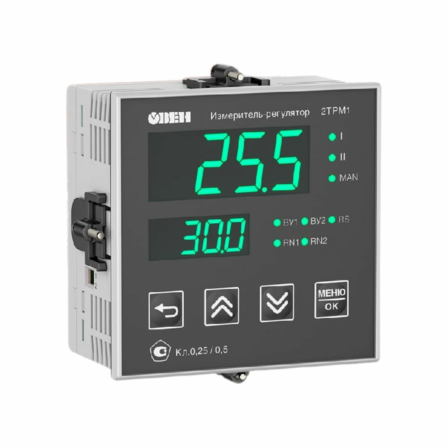 Двухканальный цифровой терморегулятор овен 2ТРМ1-Щ1. У3. РР. RS