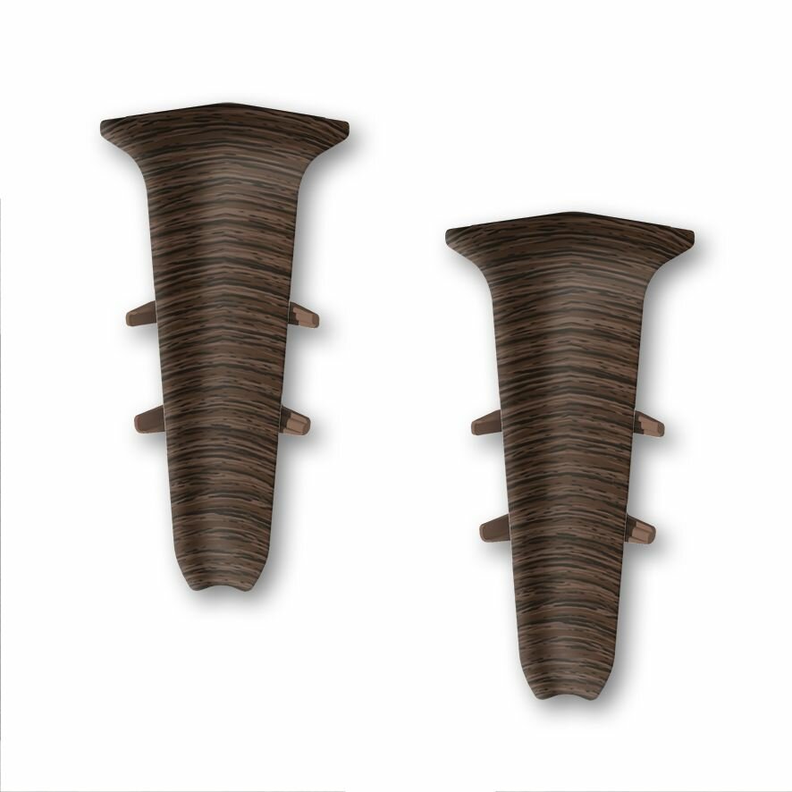 Угол внутренний для плинтуса DECONIKA 70мм - 301 Венге, 2шт