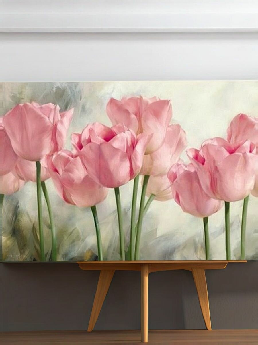 Набор для живописи по цифрам (DIY) на холсте масляными красками для детей или взрослых-новичков с кистями и акриловыми красками