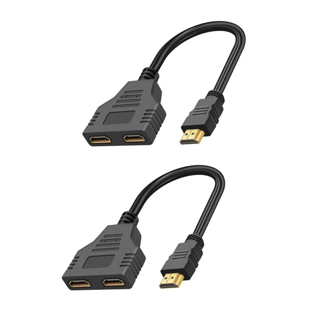 HDTV-разветвитель Gold Contact 1 Вход 2 Выхода для игровых консолей и телевизоров высокой четкости