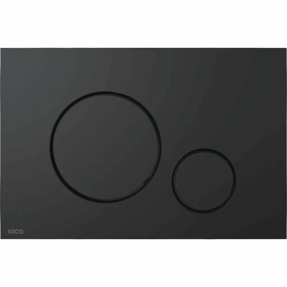 Клавиша смыва для инсталляции AlcaPlast M678 черный матовый