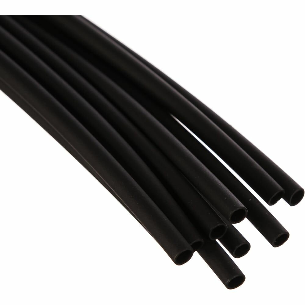 Трубка термоусадочная клеевая ТТК(3:1)-3/1 в метровой нарезке черн. (уп.10м) КВТ 75904