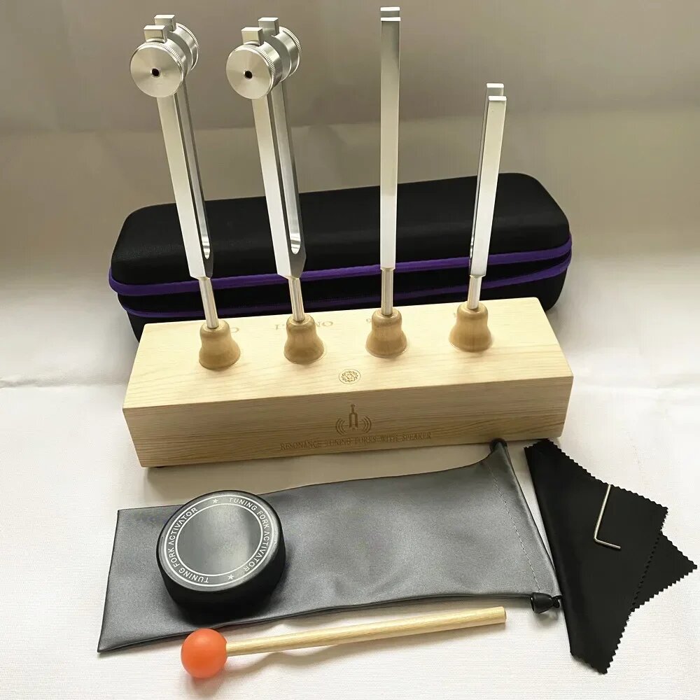 OEMG Алюминиевые камертоны 128 Гц, набор из 4 штук