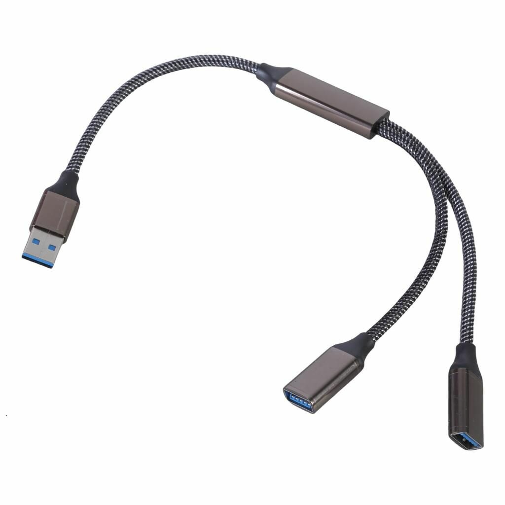 Кабель сплиттера адаптера USB3.0 с двойным выходом для универсального подключения