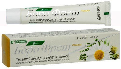 Boro fresh ромашка крем травяной для ухода за кожей 30 мл