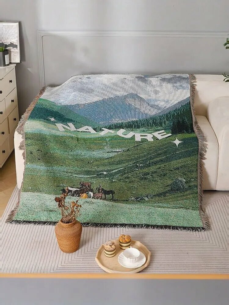 Плед-пончо , Полиэстер, 160 см х 130 см