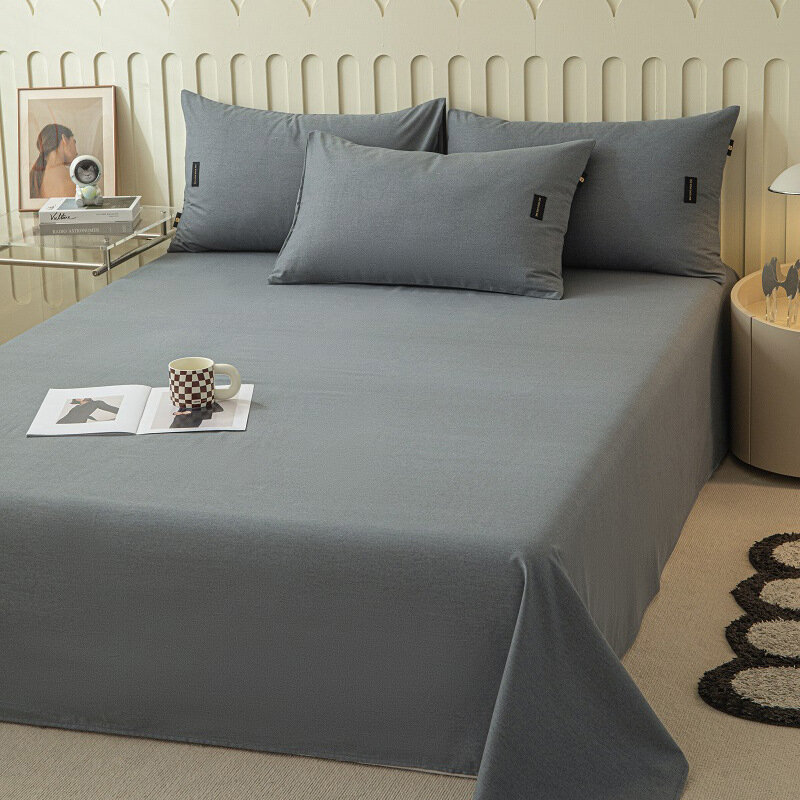 Утолщенный защитный чехол из простыни с начесом, однотонный наматрасник в японском стиле, полное покрытие для домашнего использования, двойной наматрасник Simmons,180*230cm