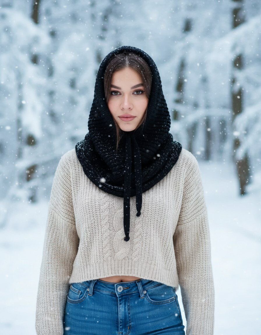 Капор для девочек и женщин