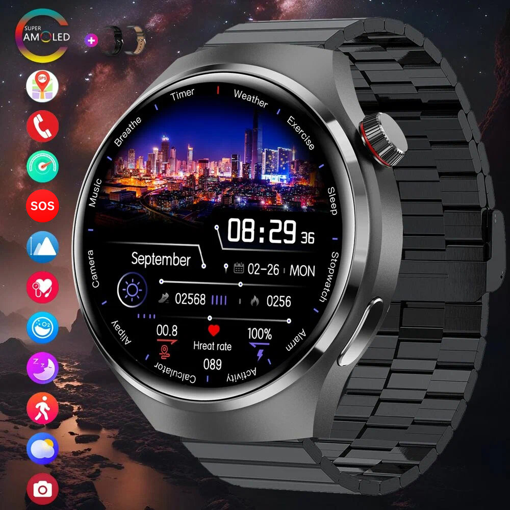 Cмарт часы мужские Smart Watch GT4PRO Матовые (умные часы для мужчин, кардиобраслет, пульсометр, шагомер) электронные,