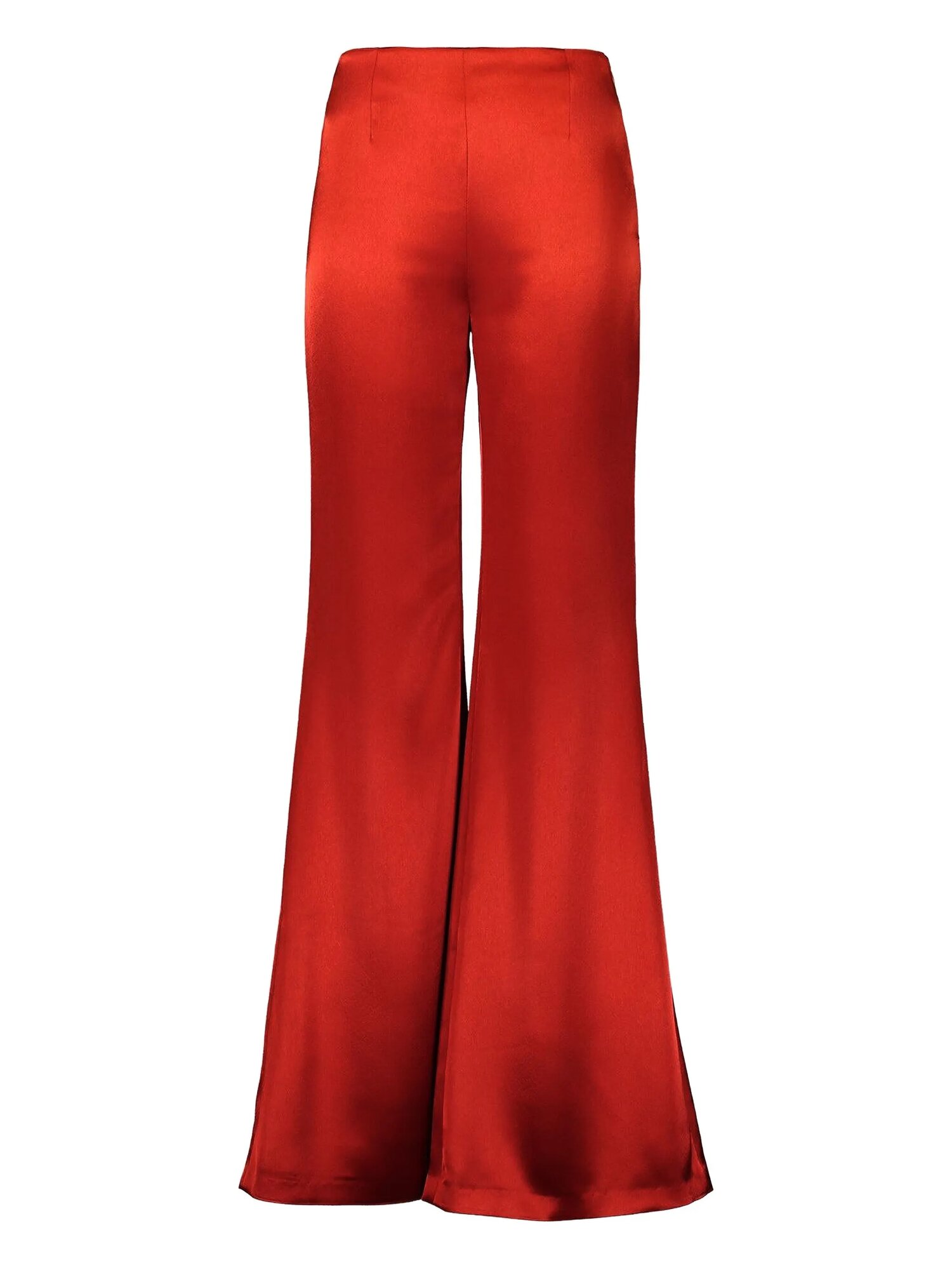 Брюки Satin flared trousers