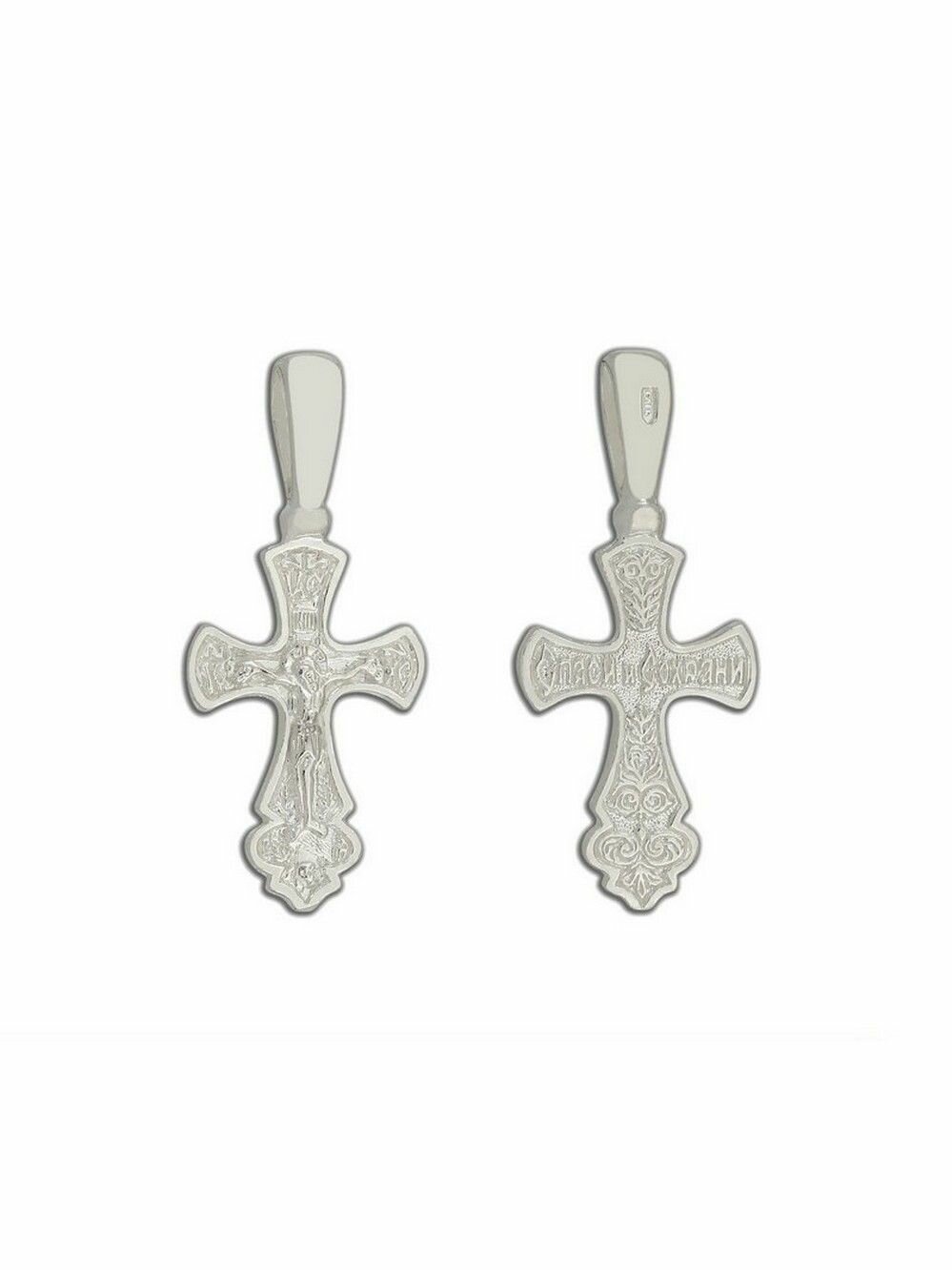 Крестик, серебро, 925 проба