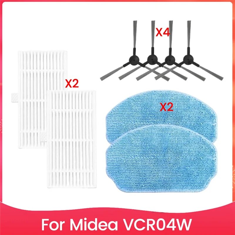 B98A-боковая щетка для швабры для Midea VCR04W, аксессуары для роботов-пылесосов, фильтр Hepa