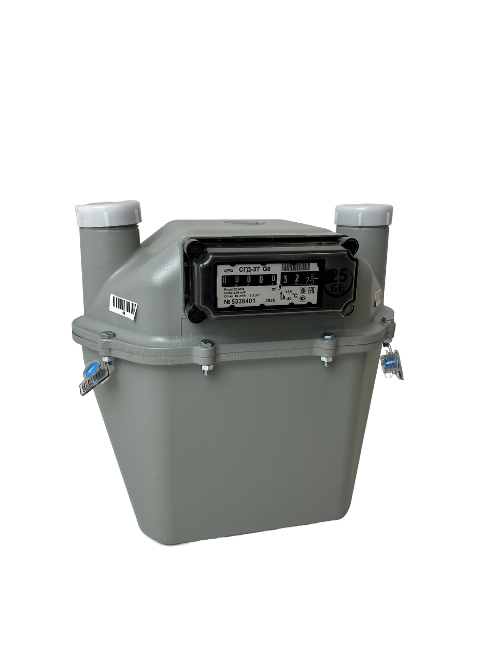 Счетчик газа диафрагменный с термокомпенсатором беломо СГД-3T-1-2-G6 200 правый (2026 год)