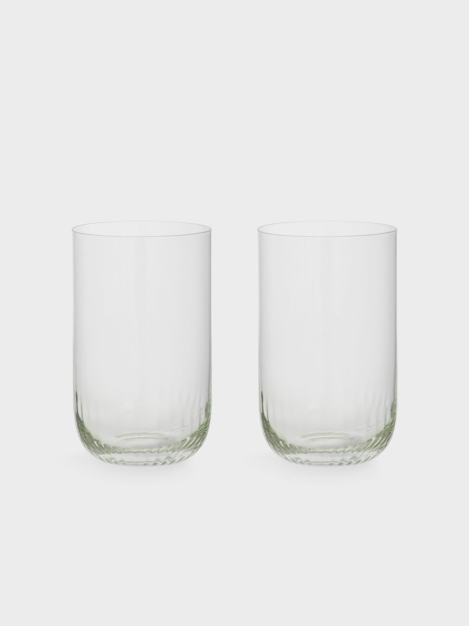 Стакан Kuchenland Rofrano, 12 см, 460 мл, 2 шт, кристальное стекло, зеленый