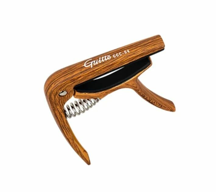 Каподастр для классической гитары, цвет древесины, Guitto GGC-04-WOOD