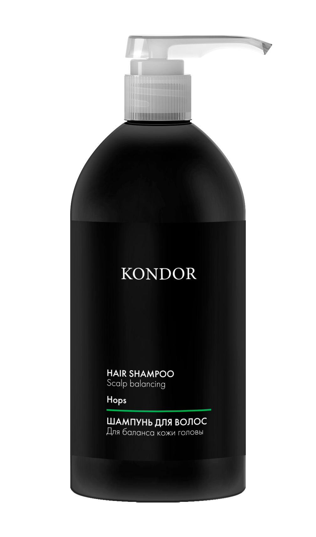 Шампунь KONDOR для волос и тела, для мужчин Hair&Body, Хмель, 750 мл