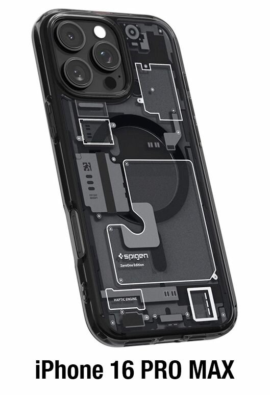 Чехол для iPhone 16 PRO MAX с MagSafe Спиген Spigen Серый