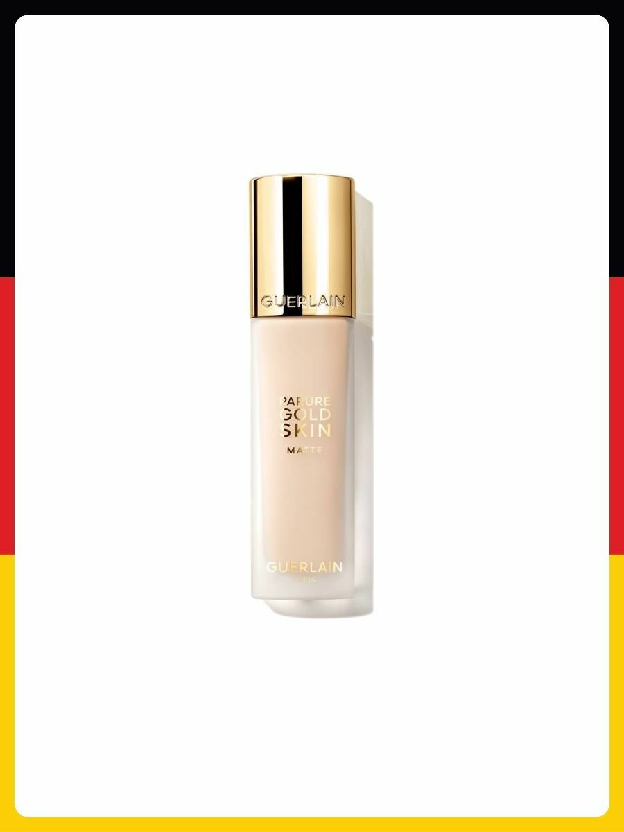 Тональная основа Guerlain Parure Gold Skin Matte Foundation long-lasting mattifying make-up SPF 15 0,5N, 35 мл