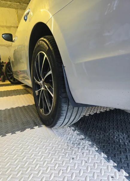 CUSTOM Задние брызговики Volkswagen Jetta А6 (2010-2015)/фольксваген Джетта А6 DE-AR STYLE