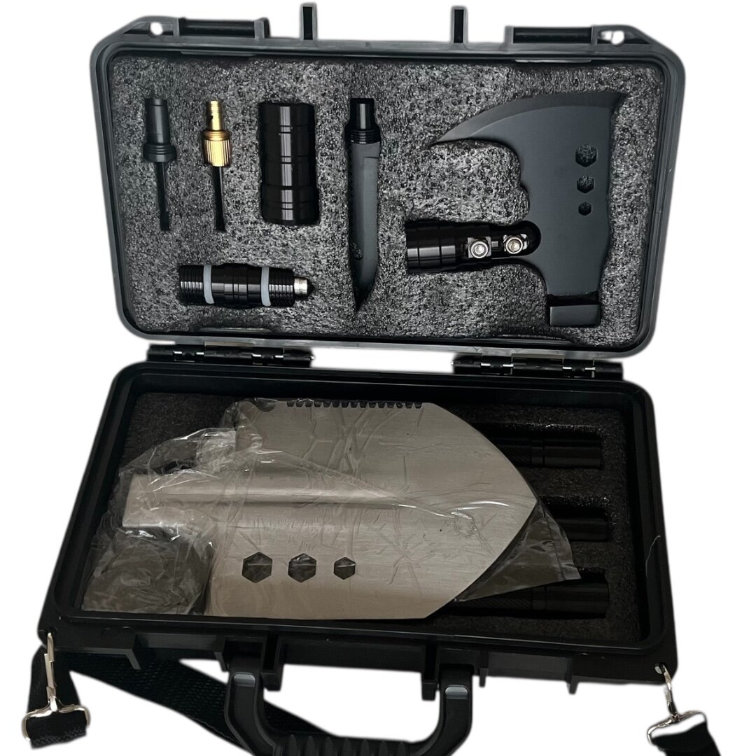 Многофункциональный складной туристический набор для выживания, путешествий, активного отдыха, рыбалки, охоты 12в1