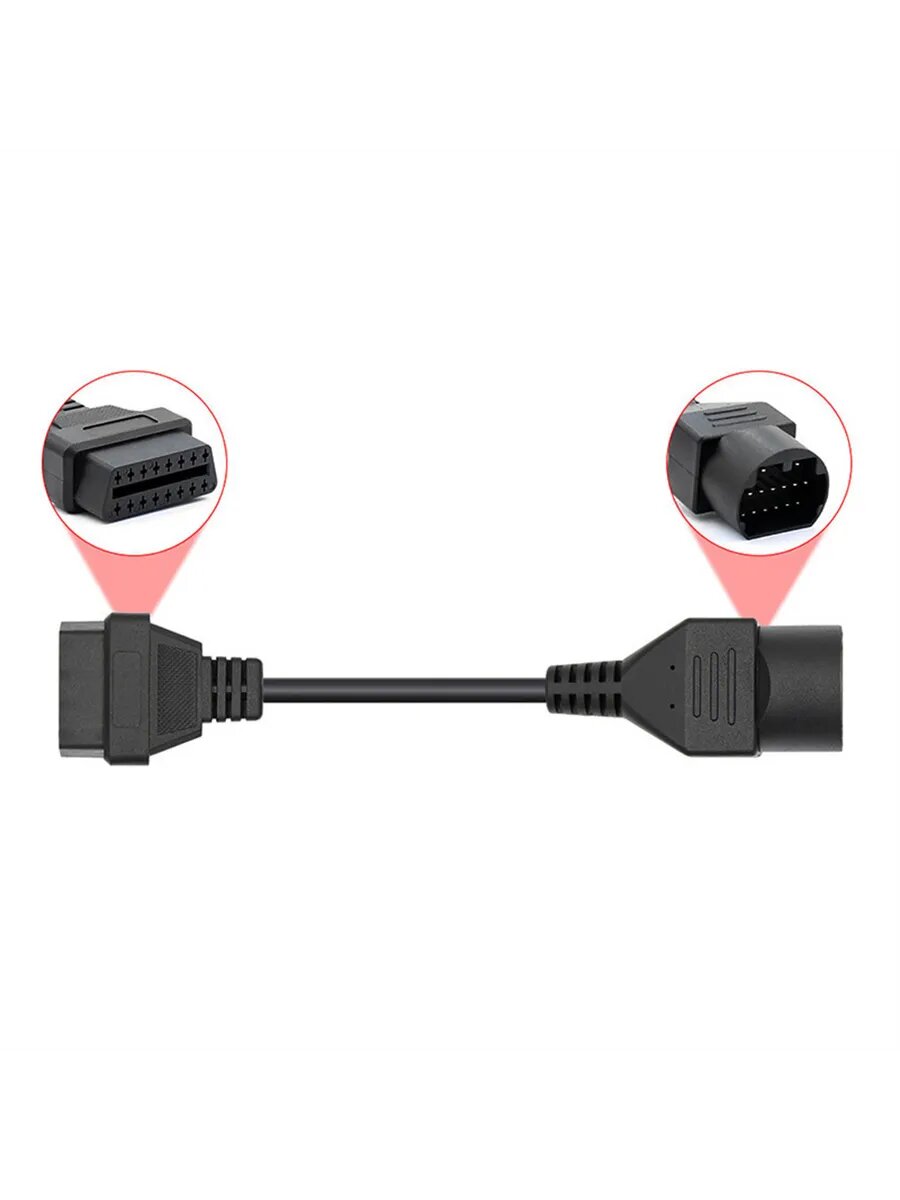 17Pin-16Pin Диагностический Кабельный Адаптер Сканера Кода OBD2 Для Автомобиля Mazda