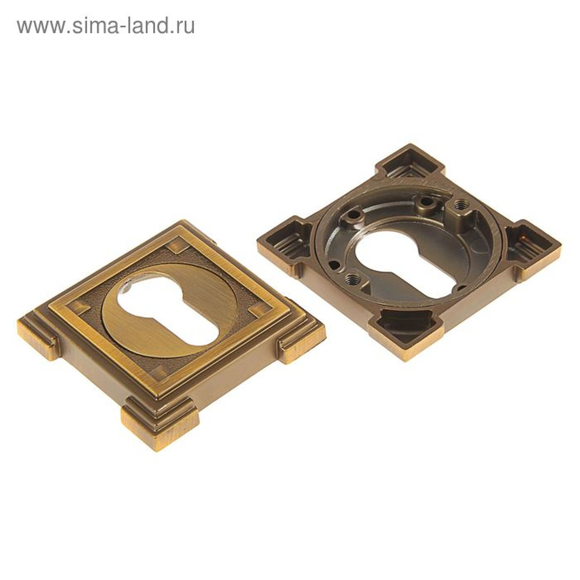 Накладка на цилиндровый механизм TRODOS Premium ET19 CF, цвет кофе 1522879
