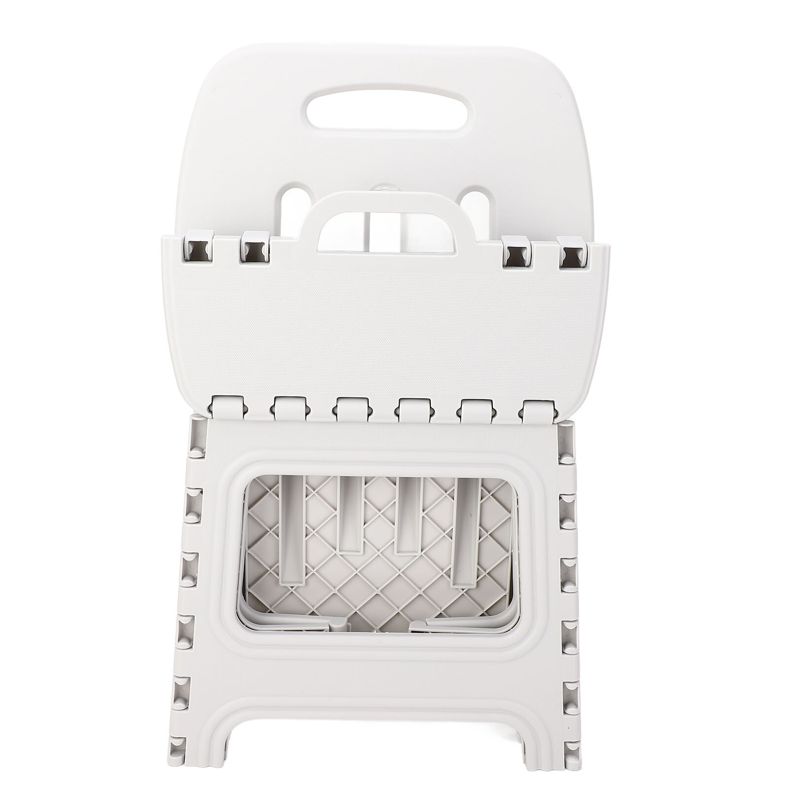 Складной детский табурет-стремянка с утолщенной ручкой из полипропилена, серый размер L, легкий небольшой табурет для кемпинга, рыбалки, пикника, путешествий