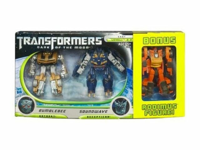 Трансформеры Игрушка хасбро Cyberverse Bumblebee Soundwave and Rodimus Exclusive Transformers 3 Dark of the Moon DOTM