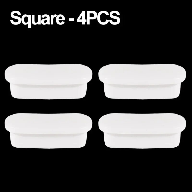 Сливная крышка для раковины из пластика 4PCS-Square plug