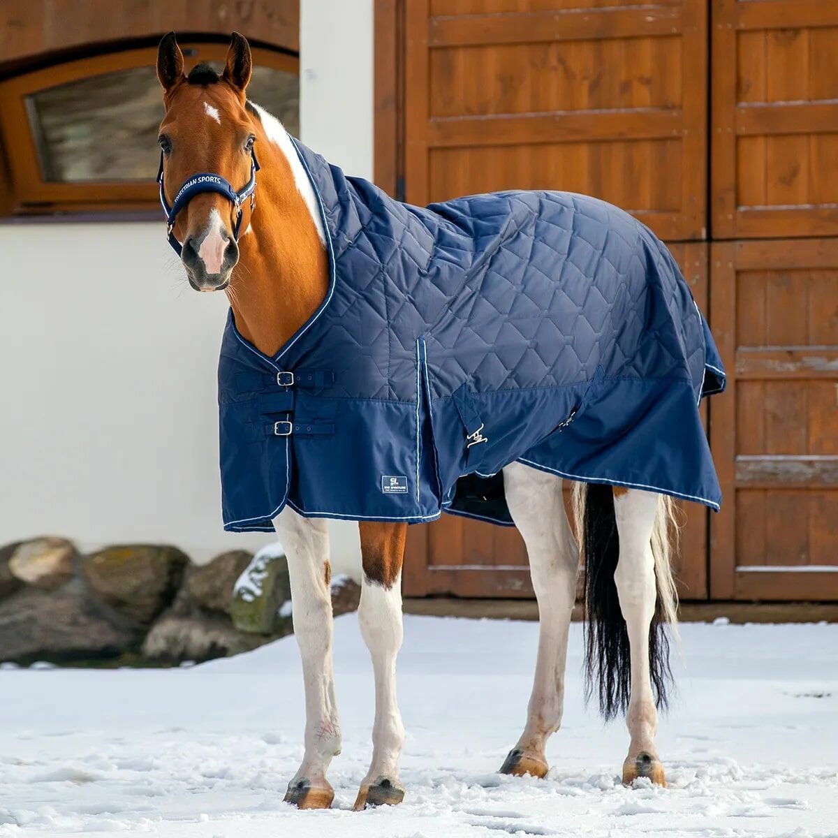 Попона для лошади денниковая демисезонная PERFECT HORSE с высокой холкой 145