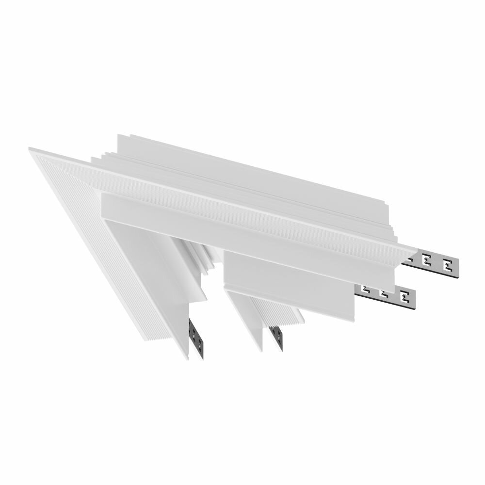 Угол для Соединения 45° Встраиваемого Однофазного Шинопровода Maytoni Gravity TRA010CLS-42W Белый.