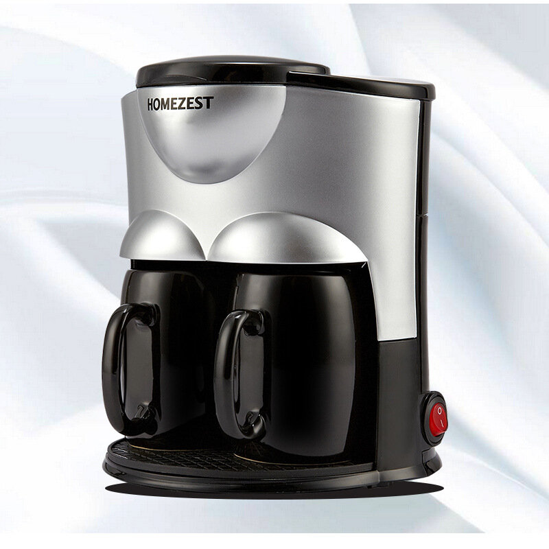 Маленькая капельная кофеварка, свежемолотая, полностью автоматическая кофейник для офиса, чайная комната, мини-кофейник и чайник