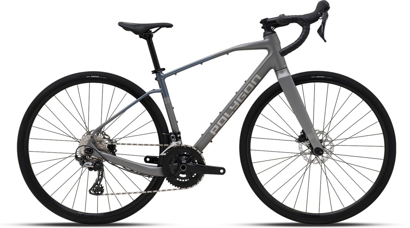 Велосипед гравийный Polygon Tambora A4 700C (2025), рама L, цвет Серый