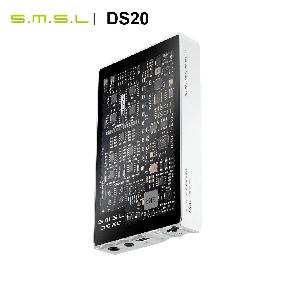 SMSL DS20 ЦАП и усилитель для наушников CS43131 Чип с прецизионным декодированием DAC Совместимость с двумя режимами USB