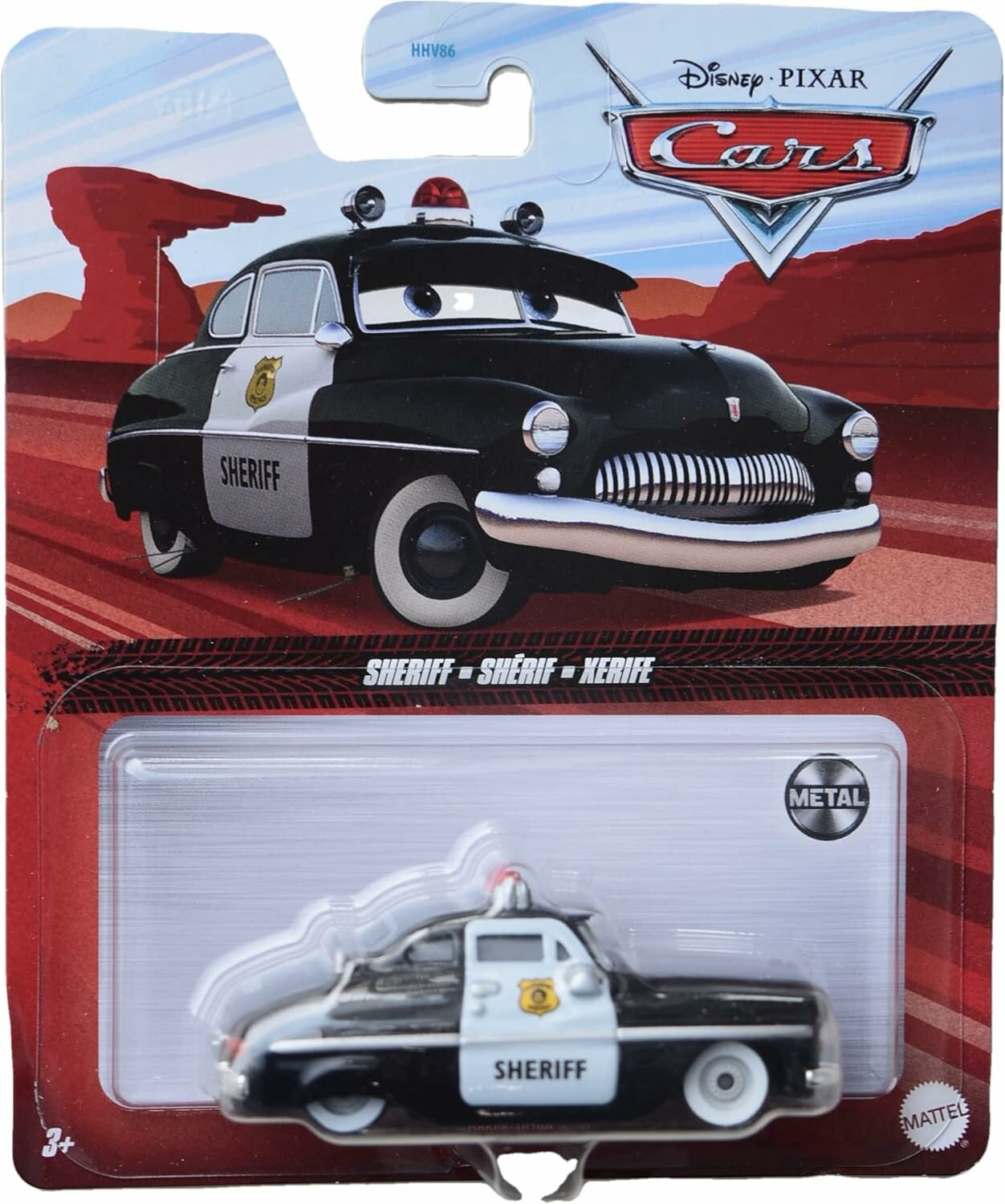 Disney / Pixar Cars Metal Sheriff Diecast Car (1:55 scale) - коллекционная машинка