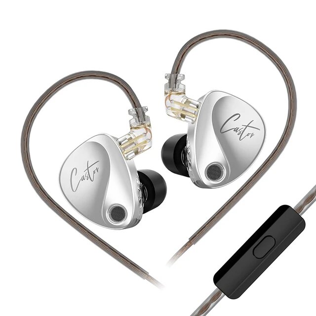 Совершенно новые внутриканальные HiFi наушники KZ Castor 2DD — это высококачественные наушники с регулируемым сбалансированным арматурным излучателем и динамическими драйверами, предназначенные для мониторинга и шумоподавления.