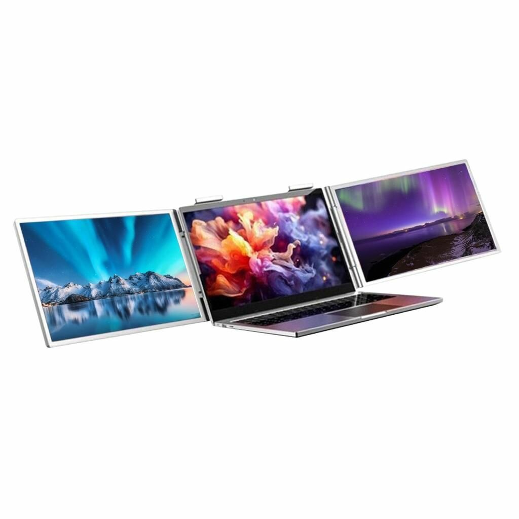 Портативный монитор 14" для ноутбука, серебро