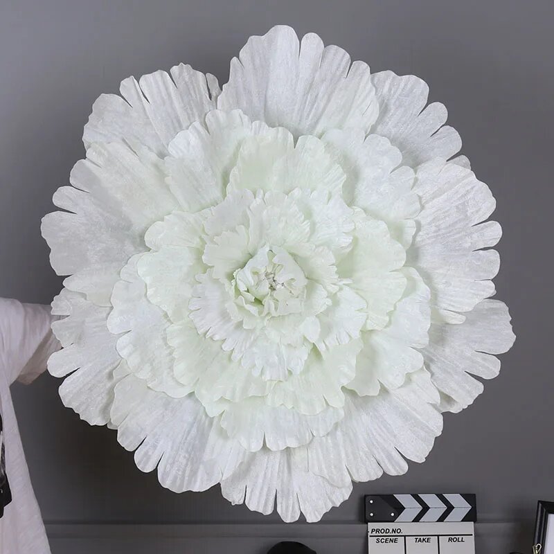Искусственные цветы Baffy пион Белый, 60cm, местный белый