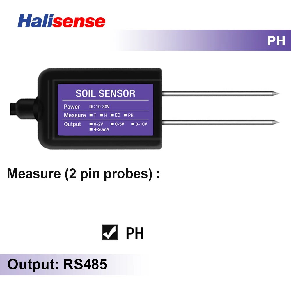 RS485 Modbus датчик почвы 7 в 1 PH