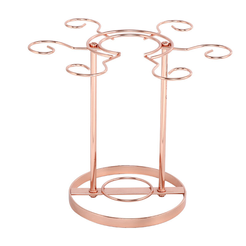 Новая креативная подставка для винных бокалов 2026 года, без сверления, подвесная, из проволоки, высококачественный держатель для бокалов, демонстрационная подставка от производителя.