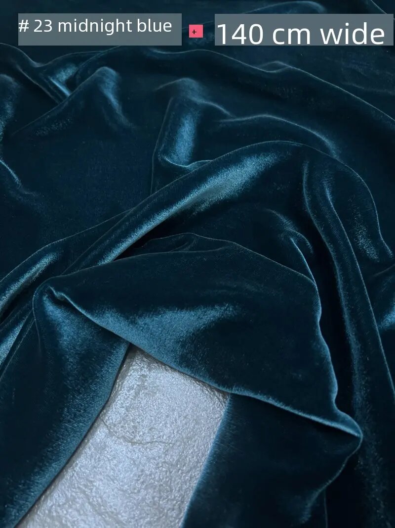 Шелковый бархат 40 цветов as picture color, 100cm