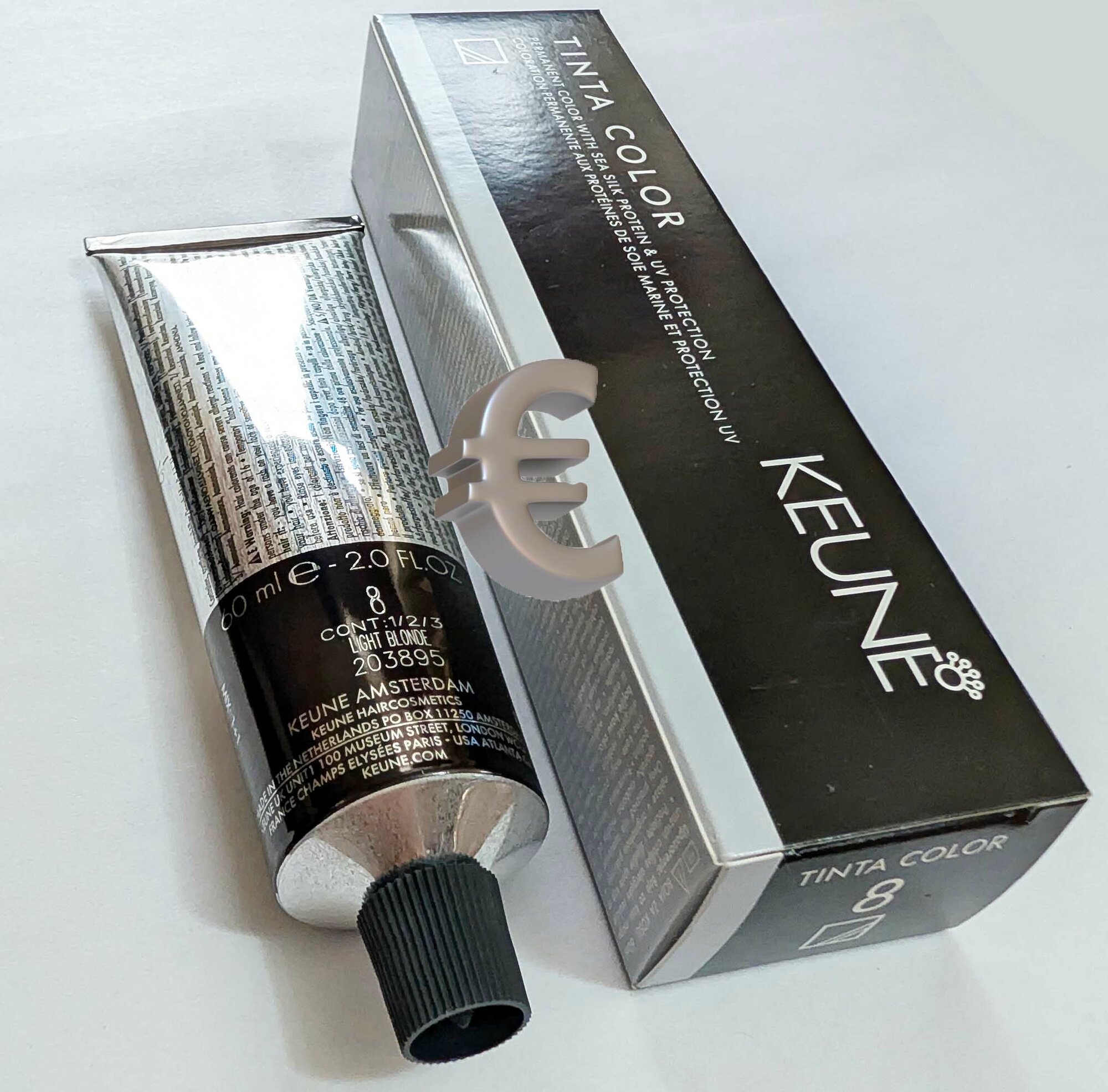 Keune Tinta Color 8 Светлый блондин Стойкая краска для волос, 60 мл